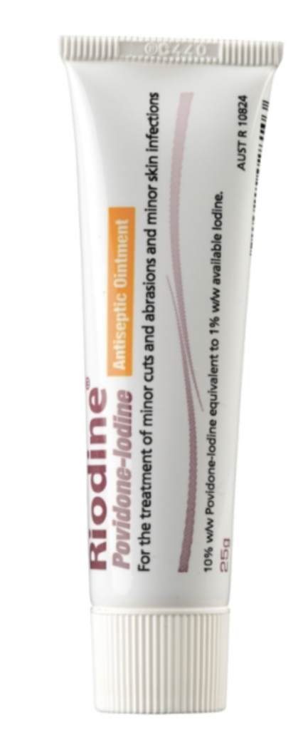 Povidone Iodine 10% Ointment 25gr (riodine) – A&R Medical Supplies