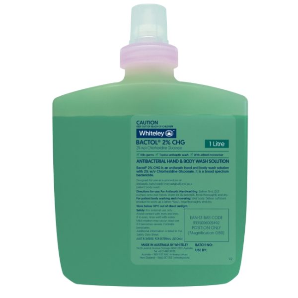 Bactol 2% CHG Hand Wash 1L – A&R Medical Supplies